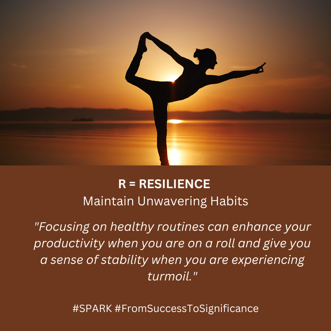 Maintain unwavering good habits – Corporate Sufi